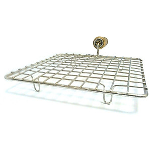 Shriya Stainless Steel Wire Roaster Papad Jali Wooden Handle Square With Roasting Net,Papad Jali,Roti Jali,Roaster Stainless Steel Square Roti Grill