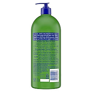 Suave Kids 3-in-1 Shampoo, Conditioner, Body Wash For Tear-Free Bath Time, Silly Apple, Dermatologist-Tested Kids Shampoo 3-in-1 Formula 40 oz
