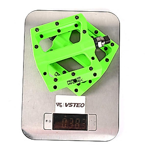 catazer Mountain Bike Pedals MTB Pedals BMX Pedals Nylon Fiber Non-Slip Bicycle Pedals Clycling Pedals (Pink)