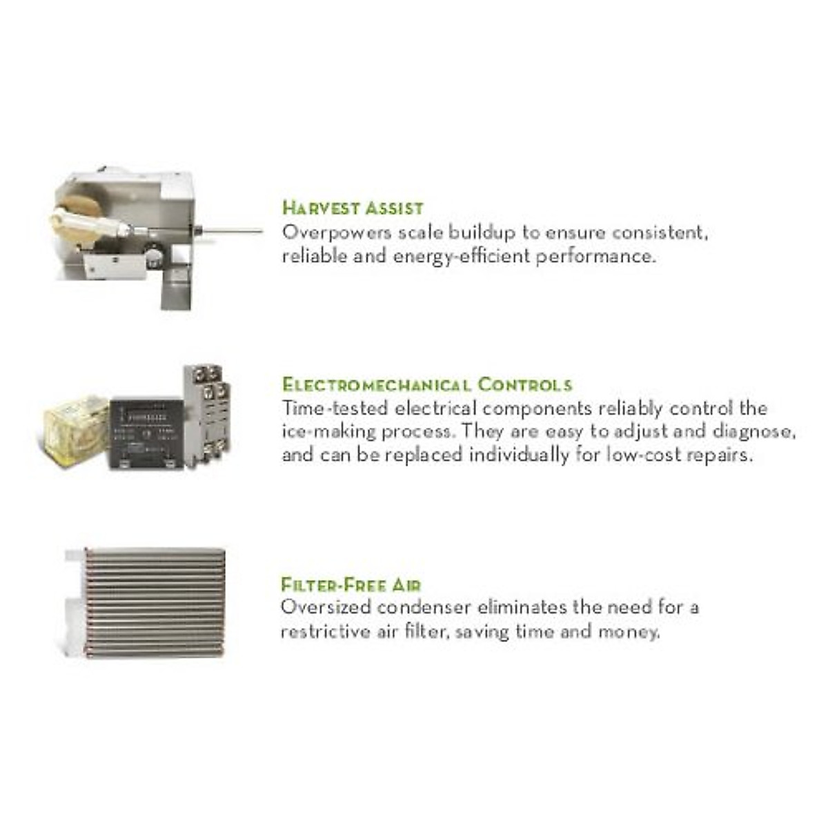 Ice-O-Matic ICE0500HA Air Cooled 600 Lb Half Cube Ice Machine