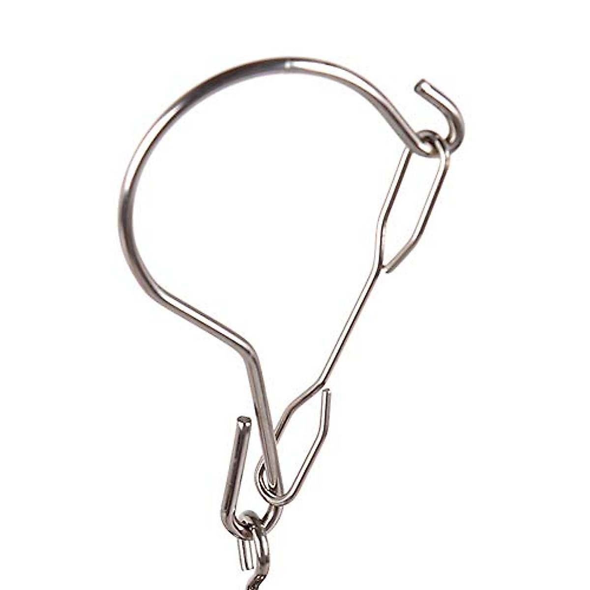 Yaoyodd19 Round Stainless Steel Socks Rack Underwear Drying Hanger Peg with 20Pcs Clips