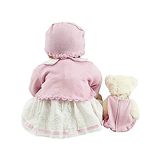Pinky Reborn 22 Inch 55cm Realistic Reborn Baby Dolls Look Real Girl Soft Silicone Vinyl Reborn Toddler Baby Doll Realistic Real Lifelike Looking Newborn Dolls Baby Girl Toy Best Xmas Gift
