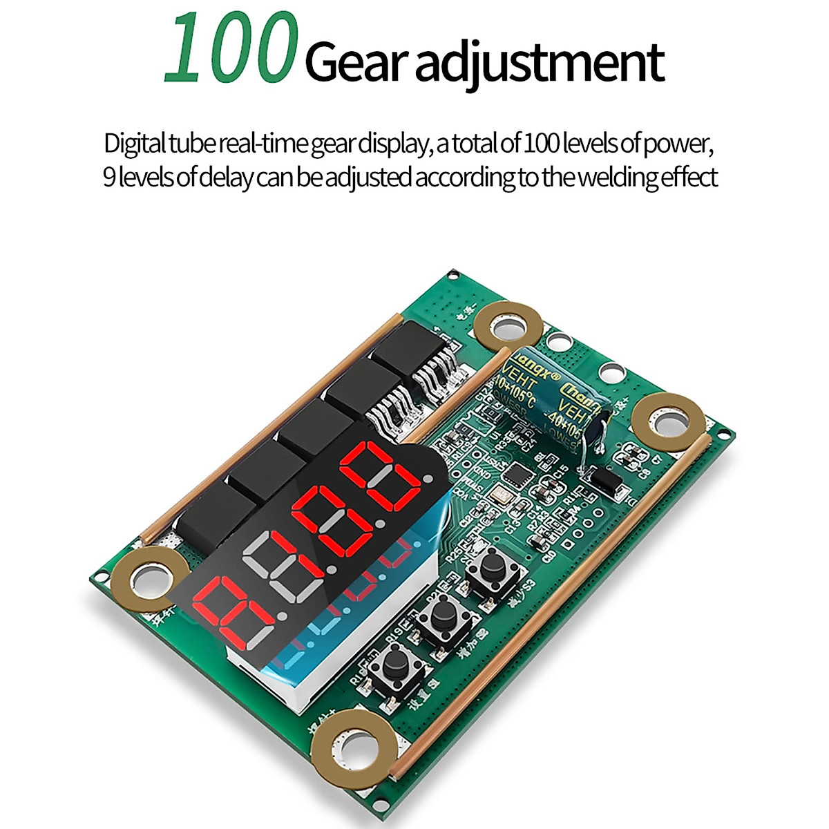 Yuisle Portable Spot Welder Kit for Welding 18650 Battery Spot Device 0.1-0.15mm Nickel Sheet 10-15V Service Power Portable spot Welder Pen