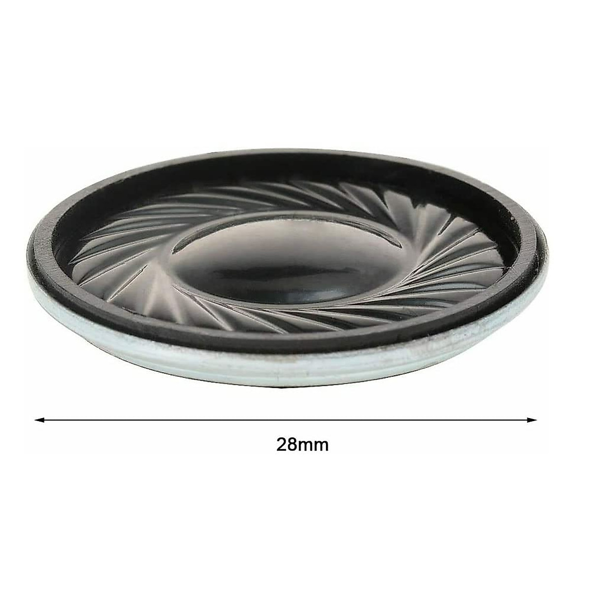 Metal Shell 2W 8 Ohm Micro Internal Speaker Magnet Loudspeaker 28mm Dia Round (4PCS)