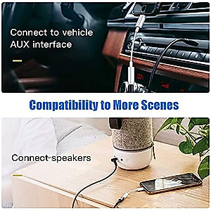 Lightning to 3.5 mm Headphone Jack Adapter, 2 Pack [Apple MFi Certified] iPhone 3.5mm Jack Aux Dongle Cable Converter Compatible with iPhone 14 13 12 11 11 Pro XR XS X 8 7 iPad, Support All iOS