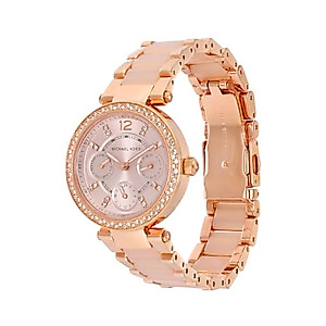 Michael Kors Parker Multifunction Rose Gold-Tone Stainless Steel Women's Watch (Model: MK6110)