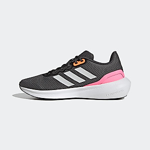 adidas Women's Run Falcon 3.0 Sneaker, Grey/Crystal White/Beam Pink, 8