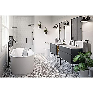 American Standard 8726033.477 Studio S 33 in. Double-Drawer Bathroom Vanity, Dark Grey