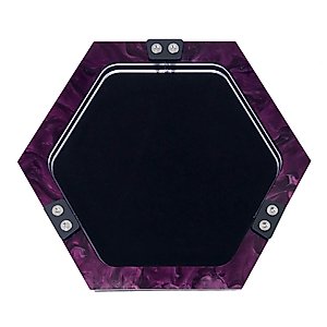C4Labs Colour Lux Mini Hexagon Dice Tray and Dice Tower (Symphony Violet - Dice Tray only)