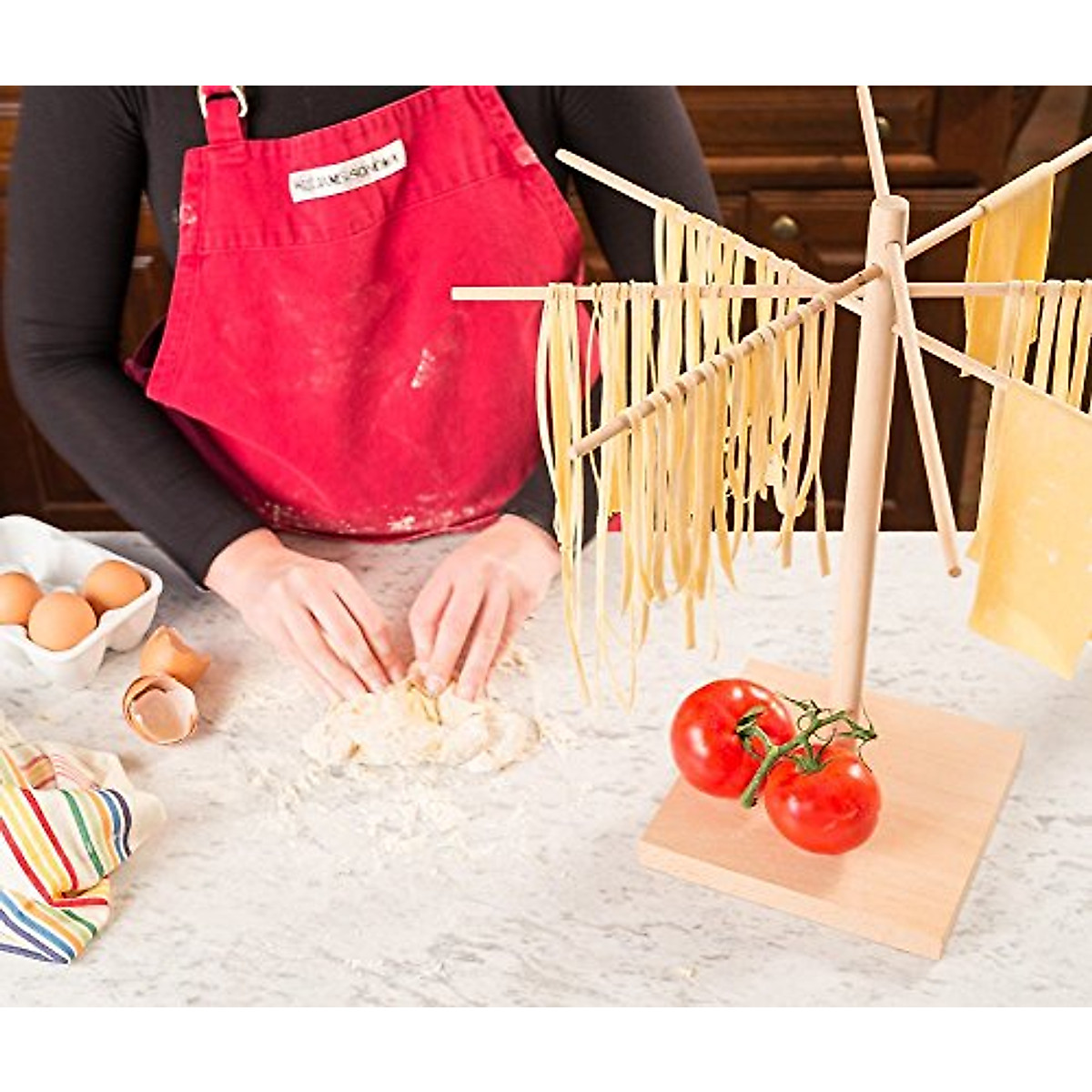 Bellemain Large Wood Pasta Drying Rack