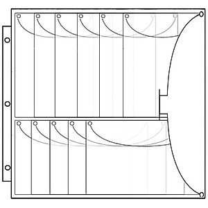 Totally-Tiffany ScrapRack Flippin Storage Page, 3-Pack (SP82)