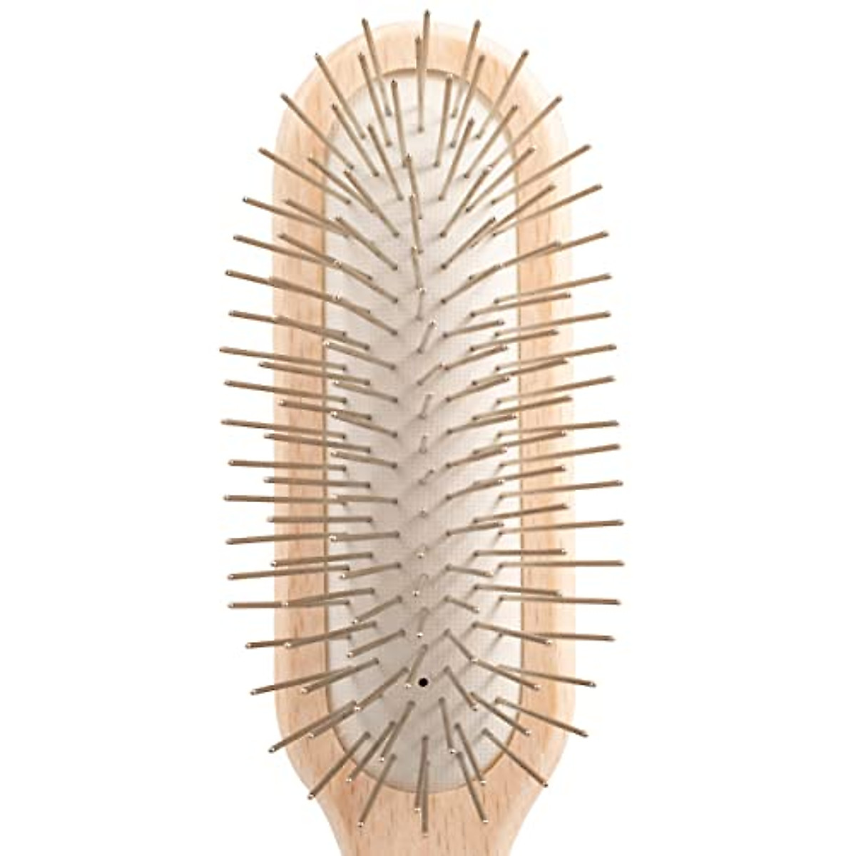 Chris Christensen 27 mm Oblong Pin Dog Brush, Original Series, Groom Like a Professional, Stainless Steel Pins, Lightweight Beech Wood Body, Ground and Polished Tips