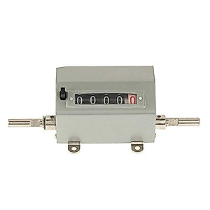 Length Counter with Rolling Wheel 5 Digits Meter Counter 0-9999.9 m Roller-Type Counter for Length Measuring