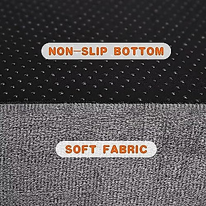 Sicilaien Dog Beds for Extra Large Dogs, Orthopedic Sofa Dog Bed with Removable Washable Cover&Nonskid Bottom, 7" Thick Head and Neck Support Dog Ded for Comfortable Sleep