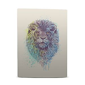 Head Case Designs Officially Licensed Rachel Caldwell Lion Art Mix Vinyl Faceplate Sticker Gaming Skin Decal Cover Compatible With Sony PlayStation 5 PS5 Digital Edition Console