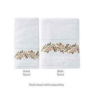 SKL HOME by Saturday Knight Ltd. - U1108010830203 Misty Floral 2-Piece Hand Towel Set, White