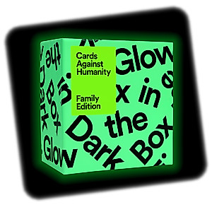 Cards Against Humanity Family Edition: Glow in The Dark Box • 300-Card Expansion
