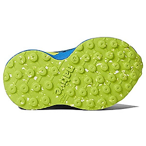 Native Shoes Kids Robbie for Toddlers - Almond Toe Design with Synthetic Upper, Insole and Outsole, Playful and Vibrant ShoesTrench Blue/Barracuda Blue/Palm Heel/Palm Speckle Rubber 7 Toddler M