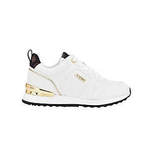 Guess Women's KADLIN Sneaker, White 140, 10