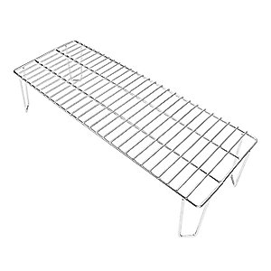 GRISUN Grill Rack for Green Mountain Daniel Boone Pellet Grill, Stainless Steel Upper Rack, Heavy-Duty Grill Warming Rack Accessories, Replacement for GMG-6008, Silver