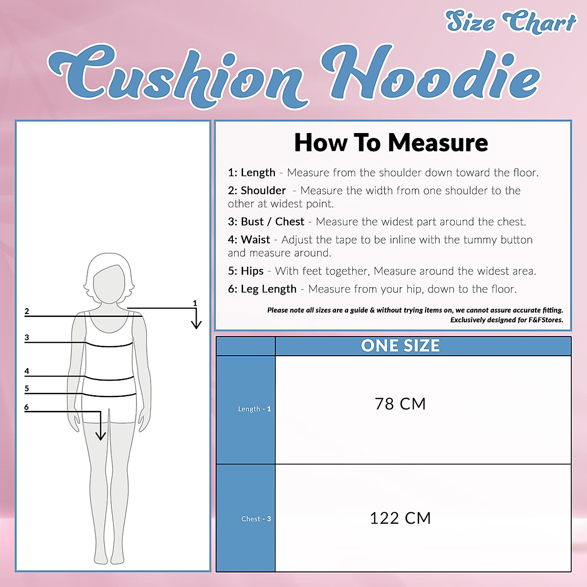 Disney Stitch Girls Teenagers Fleece Hoodie - Hoodie Blanket 2 in 1 Oversized One Size Girls Gifts (Blue Stitch)