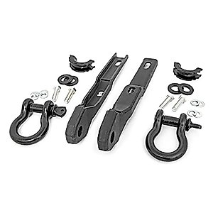 Rough Country Tow Hook Shackle Mount Kit for 2017-2021 Nissan Titan - RS160