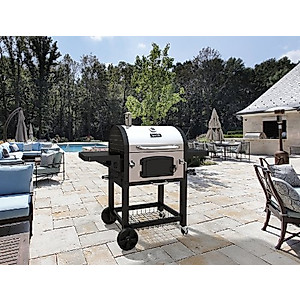 Dyna-Glo DGN486SNC-D Heavy Duty Stainless Charcoal Grill, Large