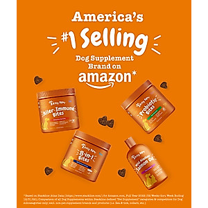 Zesty Paws Allergy Immune Soft Chews + Hemp Seed for Dogs - with Turmeric, Cod Liver Fish Oil, Beta Glucan, Vitamin C & Quercetin - Supports Dog Immune System Function + Seasonal Allergies - 90 Chews