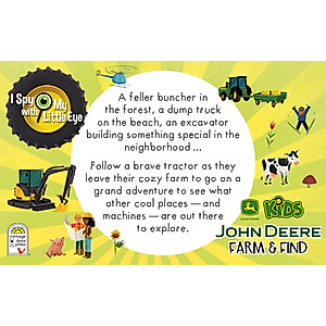John Deere Kids Farm & Find - I Spy With My Little Eye Kids Search, Find, and Seek Activity Book, Ages 4-8
