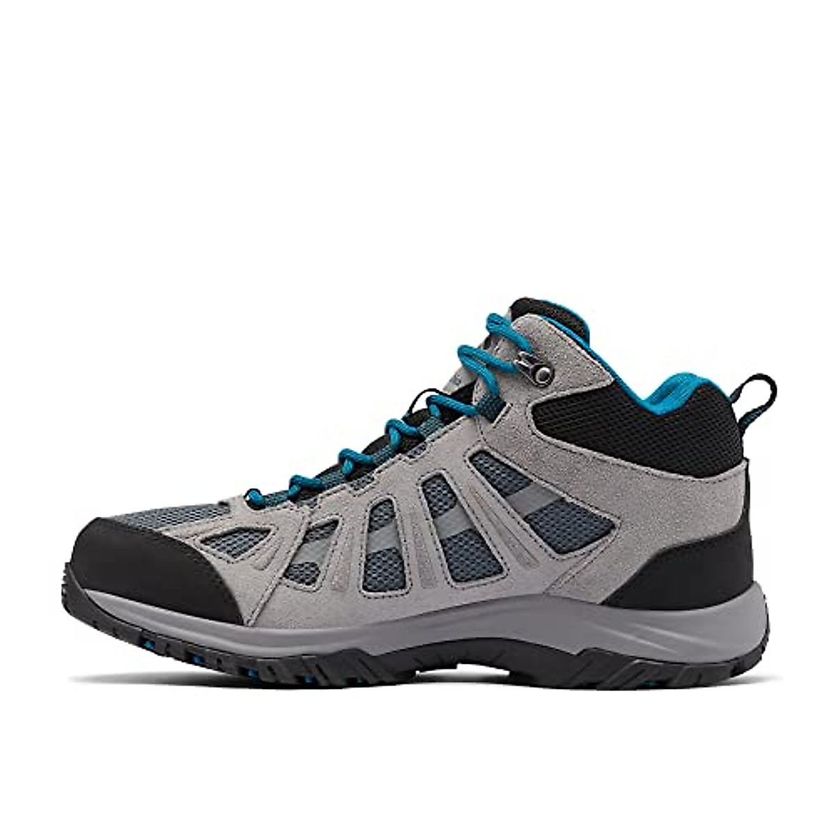Columbia Men's Redmond III Mid Waterproof Hiking Shoe, Graphite/Black, 10.5 Wide