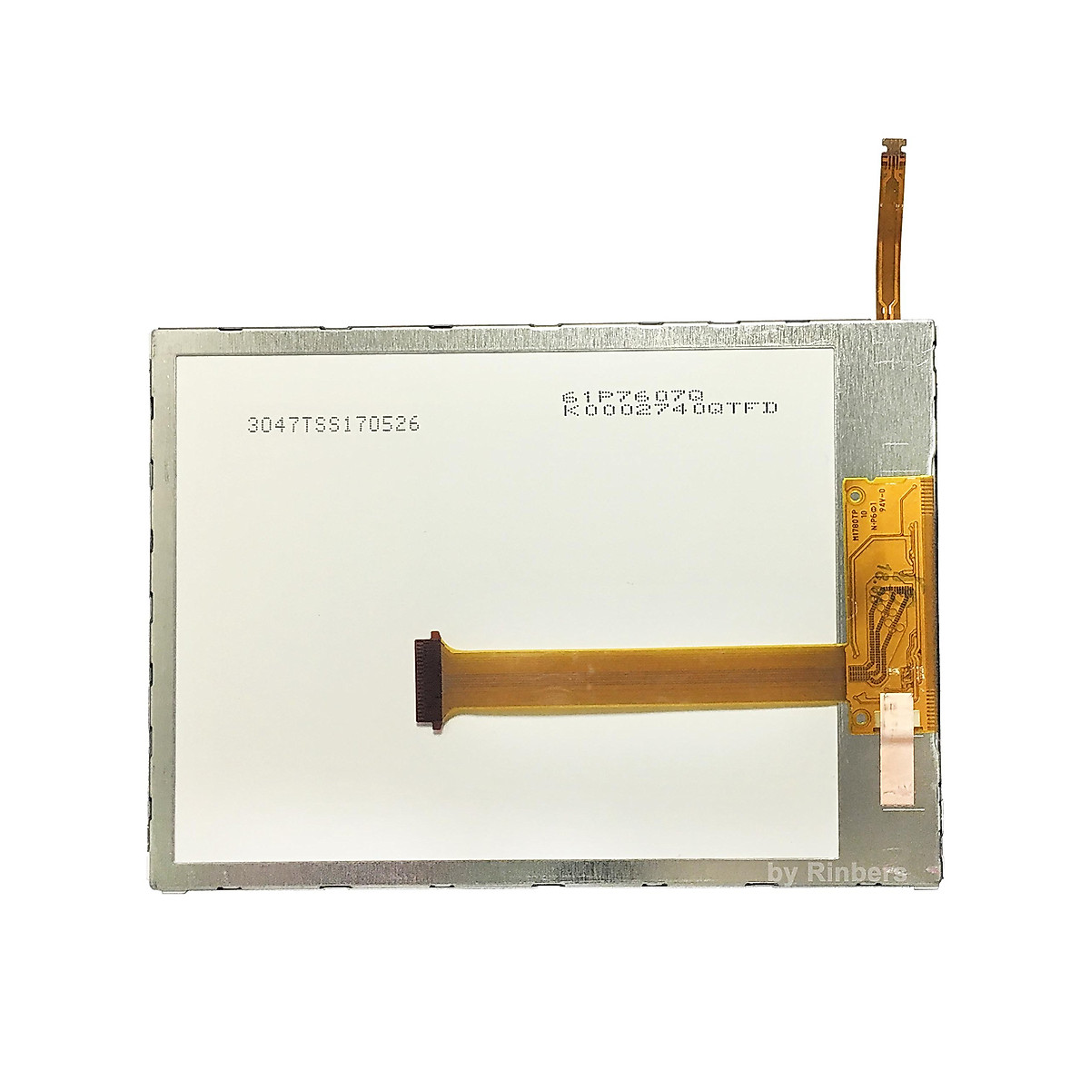 Rinbers Bottom LCD Screen Part Lower Display Replacement for Nintendo New 2DS XL LL Console with Opening Tool