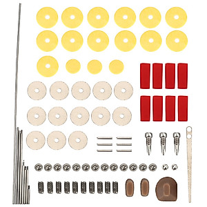 Flute maintenance tools kits,Practical DIY Repair Maintenance Kit Set Musical Instrument Parts Accessories for Flute, suitable for flute lovers
