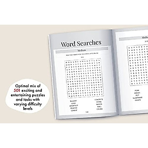 Memory Games for Seniors: A Large Print XXL Puzzle Activity Book with 501 Exciting and Funny Brain Exercises to Increase Cognitive Abilities [The Smart Senior Adult's Gift]