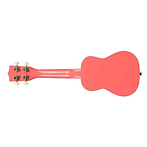 Solid Color Ukadelic Soprano Ukulele Razzle Dazzle