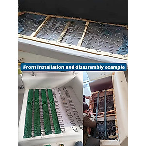 Kaupuar 21" Sofa Upholstery Spring Replacement Kit for Repair Couch Recliner Parts Chair fix Sagging seat