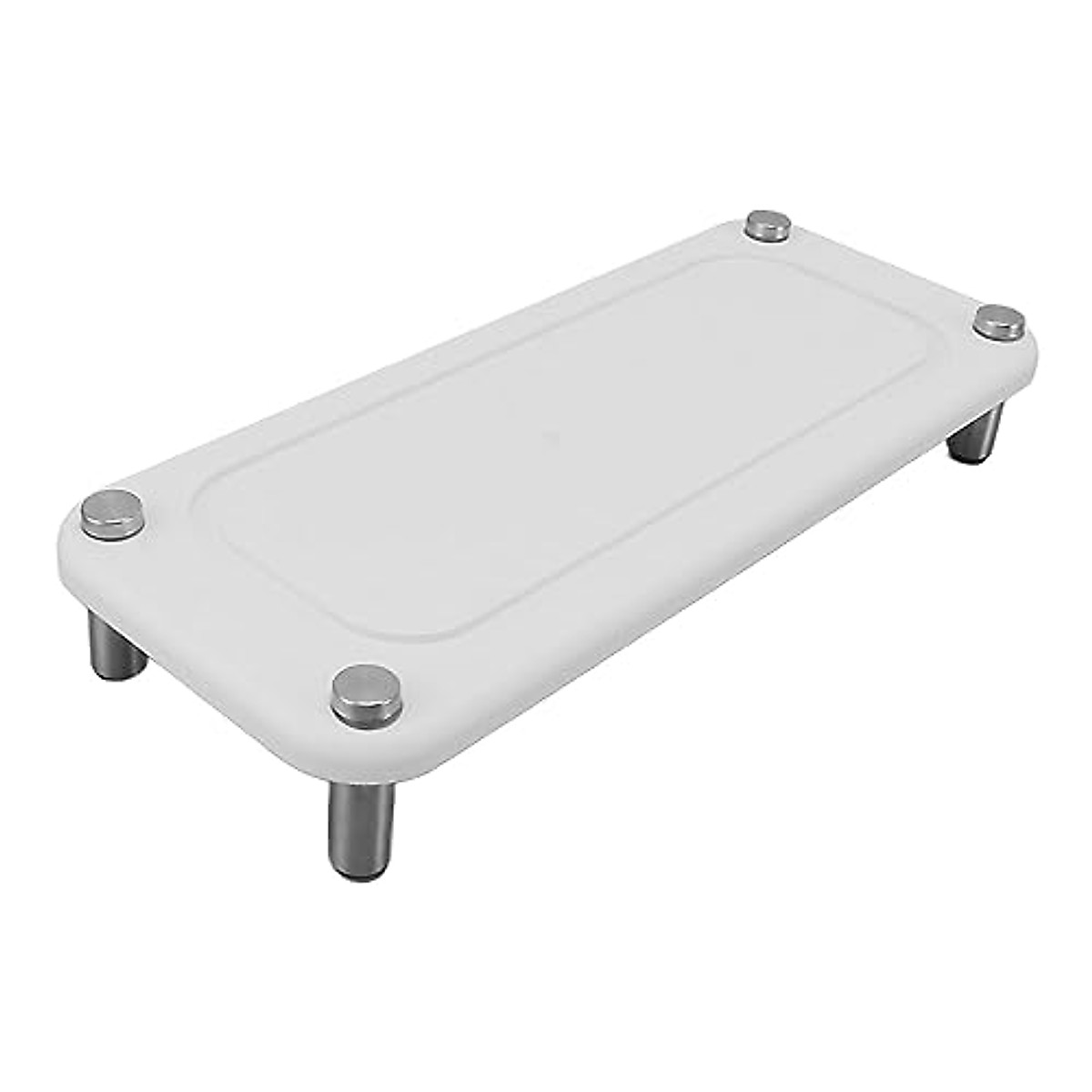 jerss Diatomaceous Earth Sink Tray Hotel for Organizer with Bathroom Washing Table Riser for Holder for Cup for Holder Diatomaceous Earth Under Sink Organizers (White)