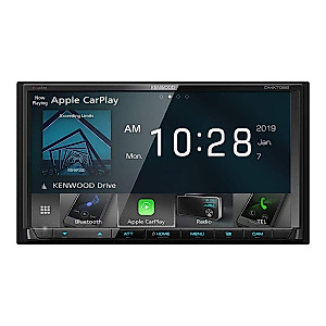 Kenwood DMX706S Digital Media Receiver with Wired CarPlay (Renewed)