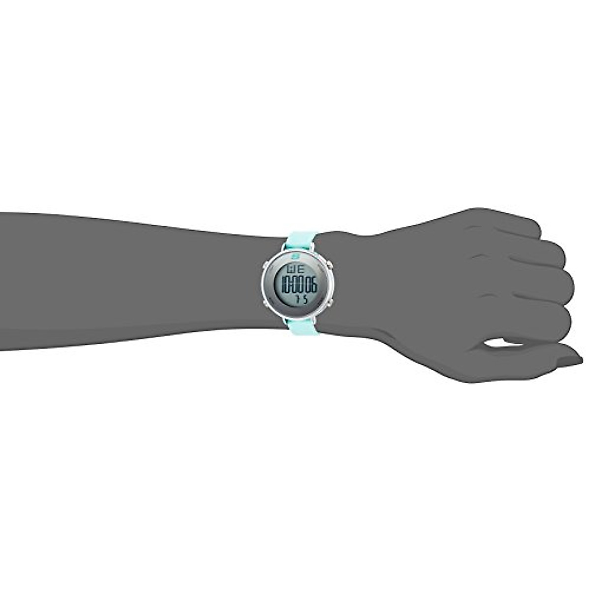Skechers Women's Magnolia Digital Chronograph Watch, Color: Silver, Mint Green (Model: SR6070)