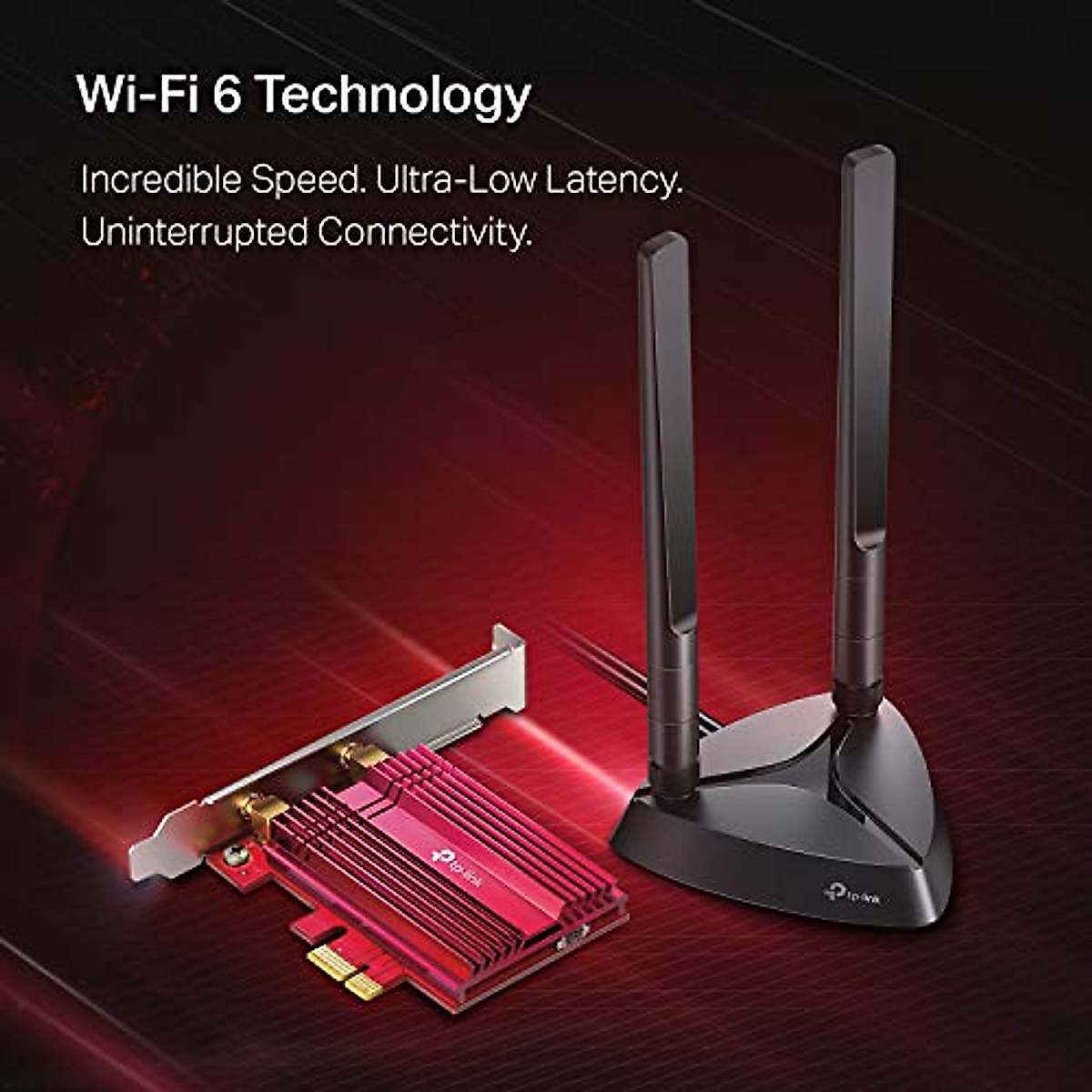 TP-Link WiFi 6 AX3000 PCIe WiFi Card (Archer TX3000E), Up to 2400Mbps, Bluetooth 5.2, 802.11AX Dual Band Wireless Adapter with MU-MIMO,OFDMA,Ultra-Low Latency, Supports Windows 11, 10 (64bit) only