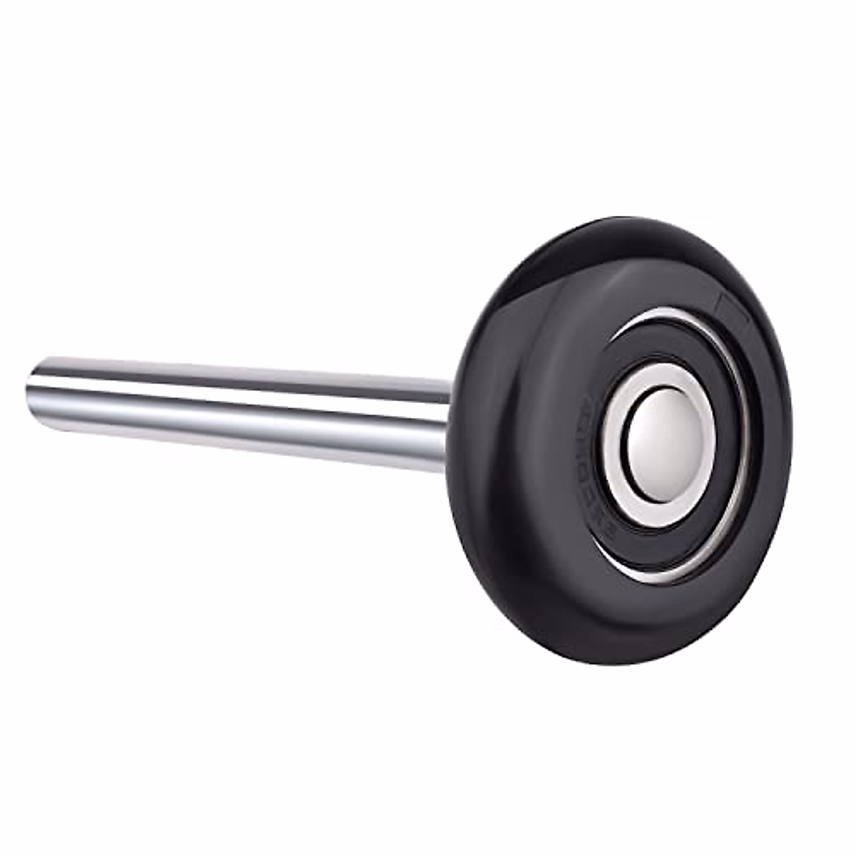 EWONICE 10 Pack Nylon Garage Door Roller, 4" Stems / 2" Inch Ultra-Quiet Rollers, 6200RS Double Seals Precision Bearings, Durable and High Load (Black)