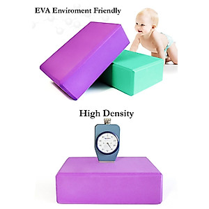 DreamHigh Yoga Block Brick Foam Sport Health Home Exercise Gym Tools 2pcs Pink