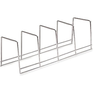Better Houseware 1494/4 Plate Rack, standard, Silver