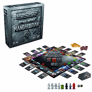 Monopoly: Star Wars The Mandalorian Edition Board Game, Protect The Child (Baby Yoda) from Imperial Enemies