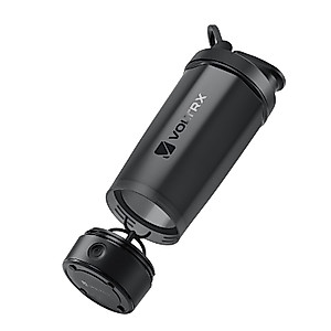 VOLTRX Protein Shaker Bottle, Merger USB C Rechargeable Electric Protein Shake Mixer, Shaker Cups for Protein Shakes and Meal Replacement Shakes, BPA Free, 24oz
