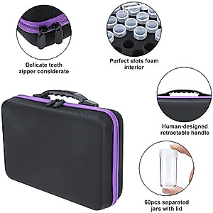 Jplovejp 60 Slot Diamond Painting Storage Case, Diamond Painting Accessories for Jewelry Beads Rings Charms Glitter Rhinestones