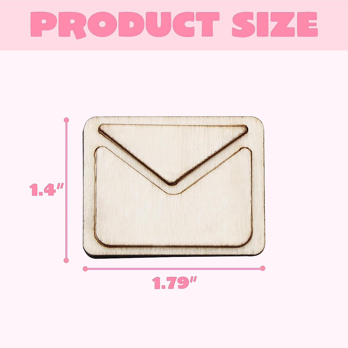 JOYIN 12Pcs Valentines Day Wooden Magnet Painting Craft Tools for Kids Paint Your Own Wood Magnets for Kids 4-8 Creativity Arts & Crafts Painting Tools Birthday Parties, Family Crafts Classroom Prize