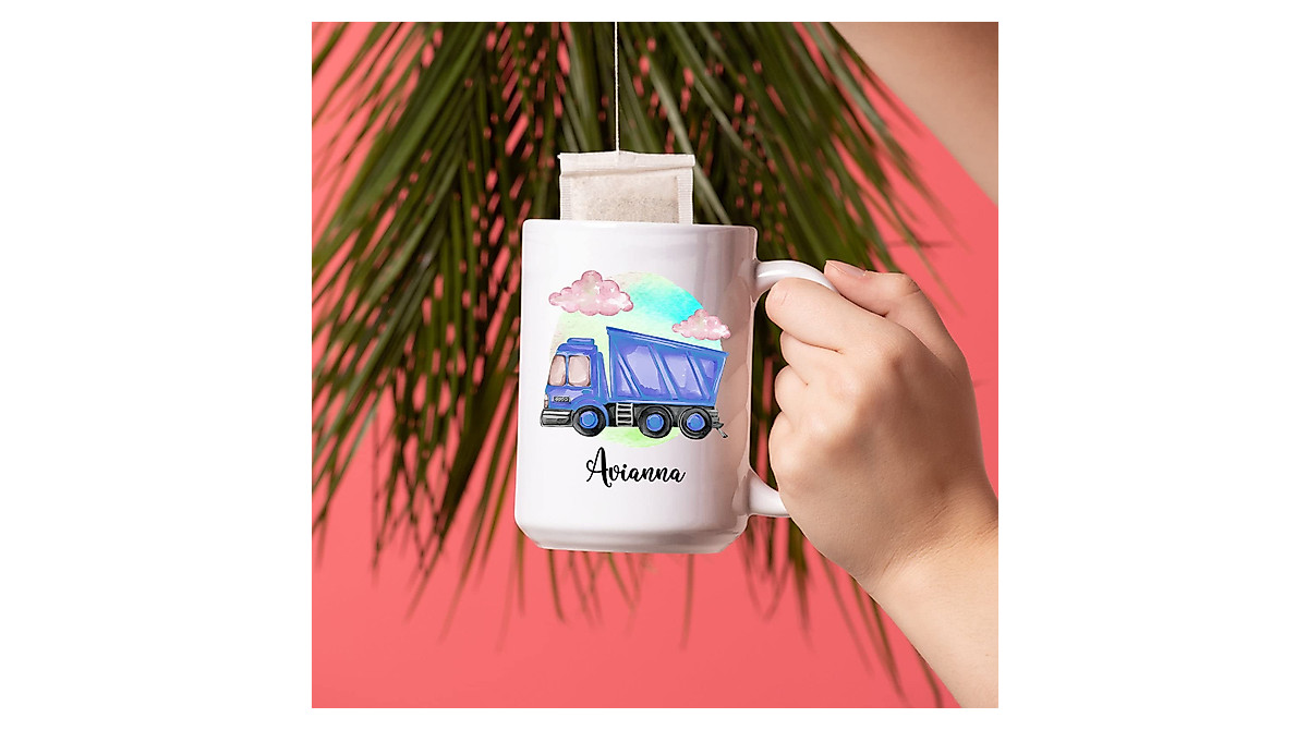 Personalized Dump Truck Coffee Mug - Custom Gifts