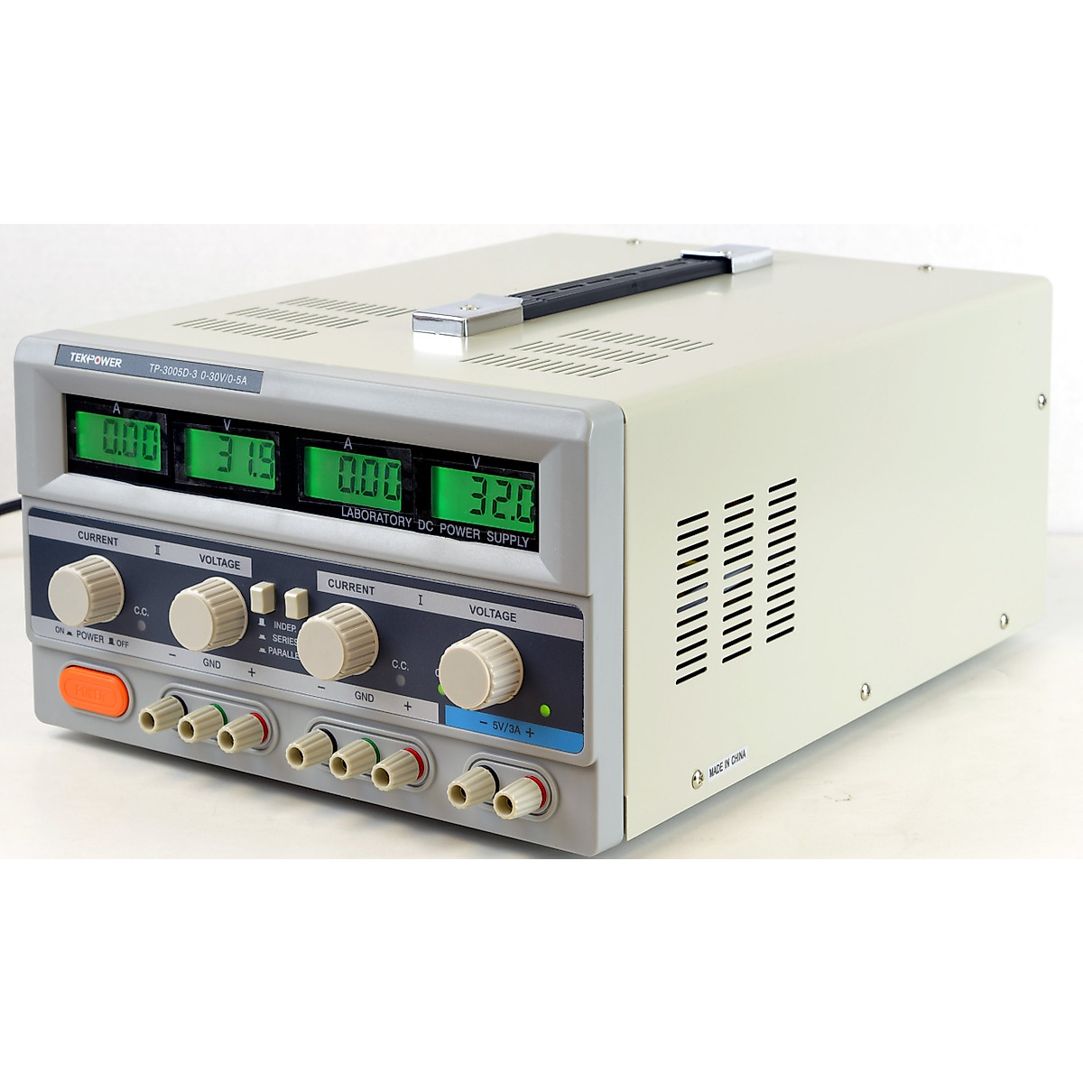 Kaito 30V/5A Triple Output DC Power Supply, HY3005D3,TP3005D-3