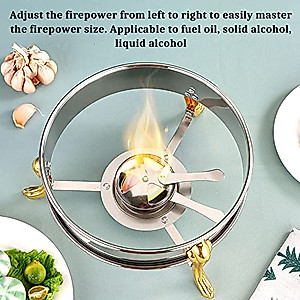 Full Size Round Chafing Dish Set, Stainless Steel Buffet Server Food Warming Tray with Alcohol Furnace and Lid, for Commercial Restaurant Catering Parties Weddings Picnics,24cm