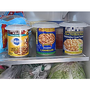 Smarter Seal, Pet Food Can Lids, 4-Pack, Clear Color, For Dog and Cat Food, One Size Lid Fits Most Sizes